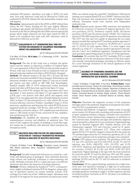 Pdf P2060 Multiplex Real Time Pcr For The Simultaneous Detection Of