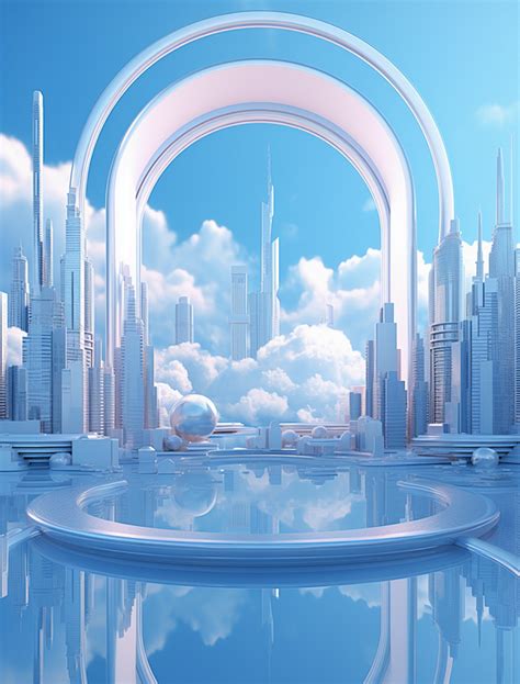 蓝色炫酷背景 1