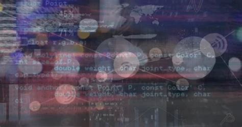 Animation Of Computer Language Connecte Stock Video Pond