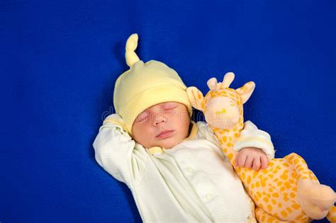 Cheerful Newborn Playing On The Diaper Table Stock Image Image Of