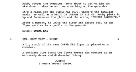 formatting your spec script while social distancing a primer part 13