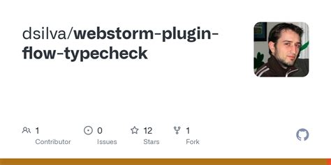 GitHub Dsilva Webstorm Plugin Flow Typecheck