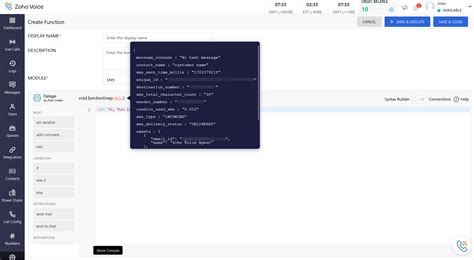 Deluge Integration About Functions
