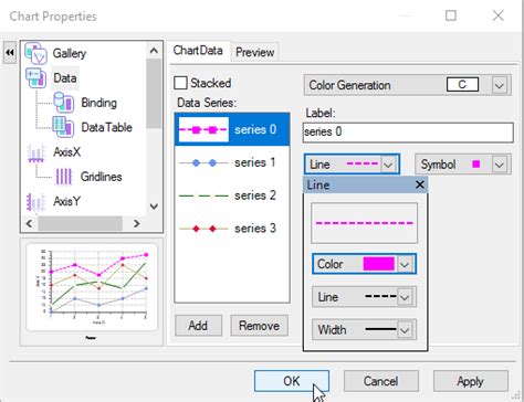 Modify The Appearance Of The Data Series 2d Chart For Winforms Componentone