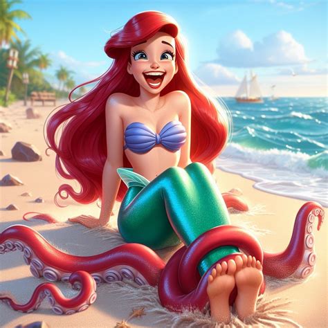 Ariel Tickled By Tool04 On Deviantart