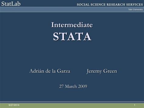 ppt intermediate stata powerpoint presentation free download id