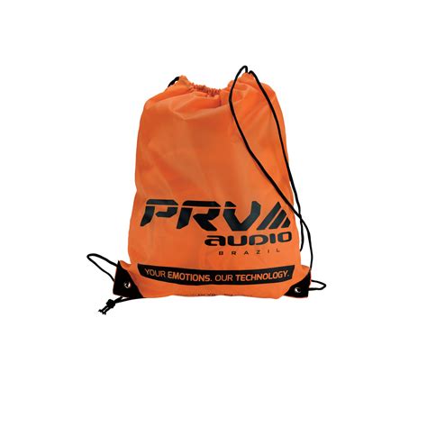 Prv Orange Drawstring Bag Prv Audio