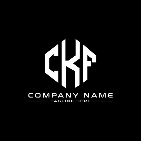 Ckf Letter Logo Design With Polygon Shape Ckf Polygon And Cube Shape Logo Design Ckf Hexagon
