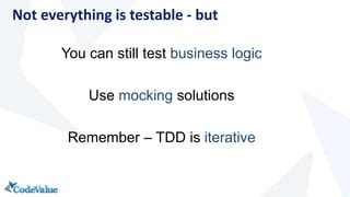 The Problem With Tdd PPT