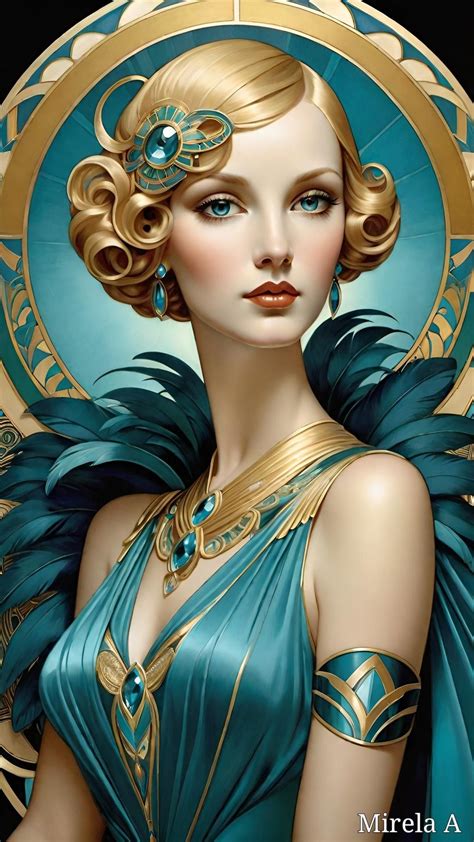Pin by Natali Neff on Арт Afrocentric art Art deco lady Klimt art