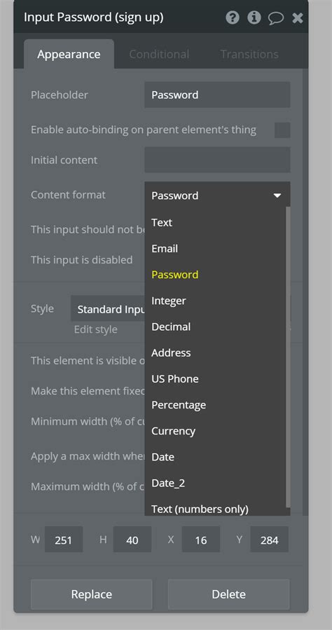 Password Field Showhide Idea Bubble Forum