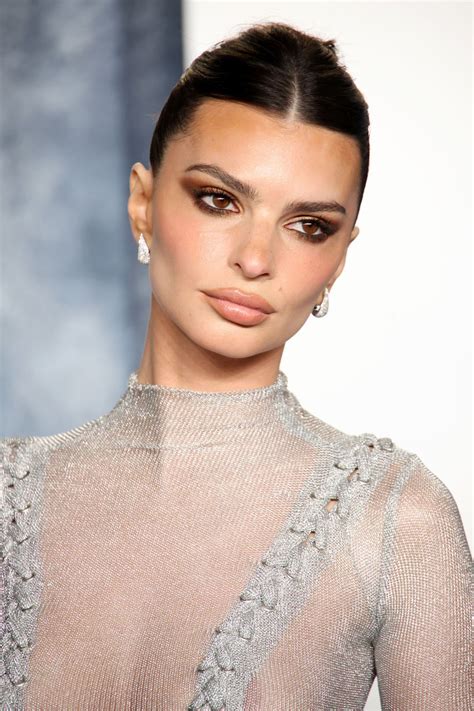 Emily Ratajkowski Nipslip Sheer Dress Vanity Fair Oscars Hot Celebs Home