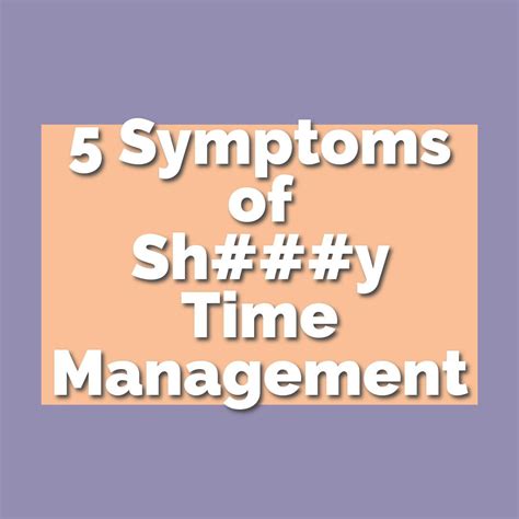 Timemanagement One Tiny Problem