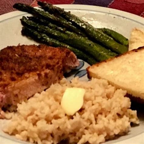 Mustard Crusted Pork Chops Forever Young Goods And Eats