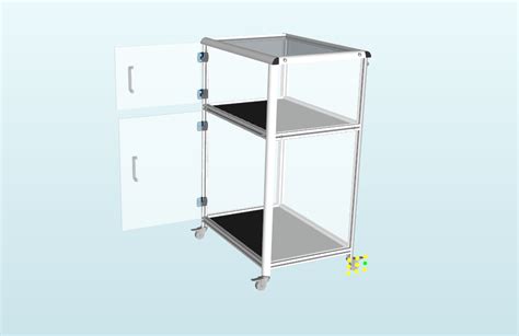 970x700x440mm H X L X W Two Storey Enclosure Rm Aluminium And Fasteners