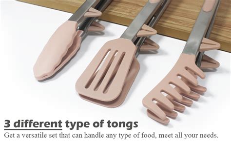 Tongs For Cooking 12 Kitchen Tongs With Silicone Tips Food Grade Serving Tongs