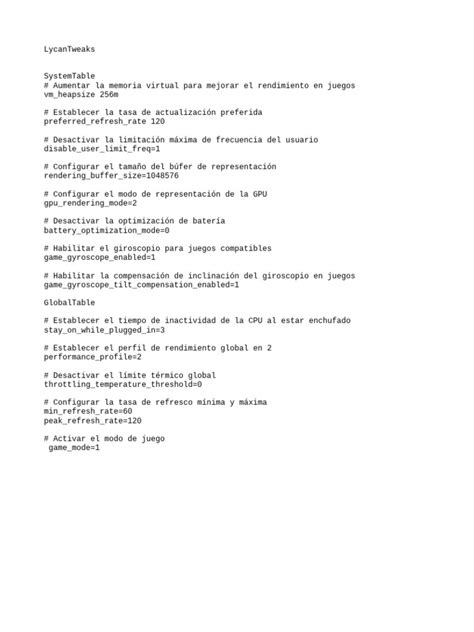 New Gaming Tweaks Set Edit Pdf
