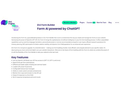 Divi Form Builder Fastpedia