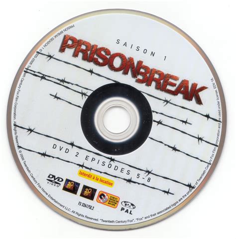 Sticker De Prison Break Saison 1 Dvd 2 Cinéma Passion
