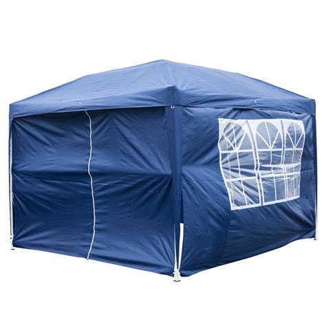Ubesgoo Ez Pop Up Canopy Tent Outdoor With 4 Sidewalls 10 X 10 Ft