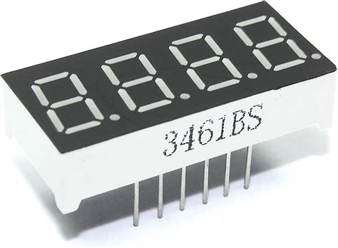 4 Digit 7 Segment Red Colour 0 36 Inch Common Cathode Ken