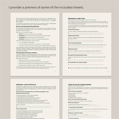 Boundary Setting Therapy Workbook Assertive Skills Saying No Healthy Limits