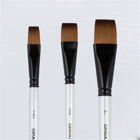 Daler Rowney Graduate Flat Wash Brushes Synthetic Hairs