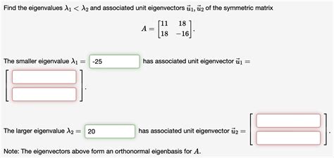 Solved Find The Eigenvalues λ1