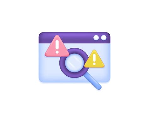 Premium Vector 3d Vector Concept Of Error Analysis And Scanning For