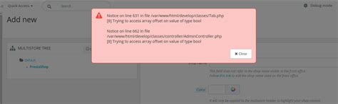 Bo Warning Displayed On Multistore Add New Shop Page · Issue 23432