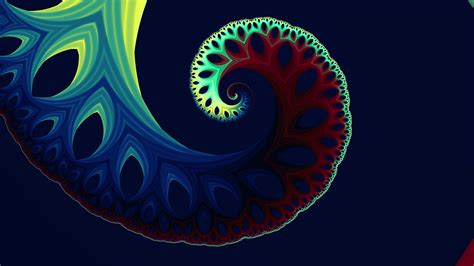 Blue Yellow Buffalo Spiral Art Pattern Abstraction 4k 5k Hd Abstract