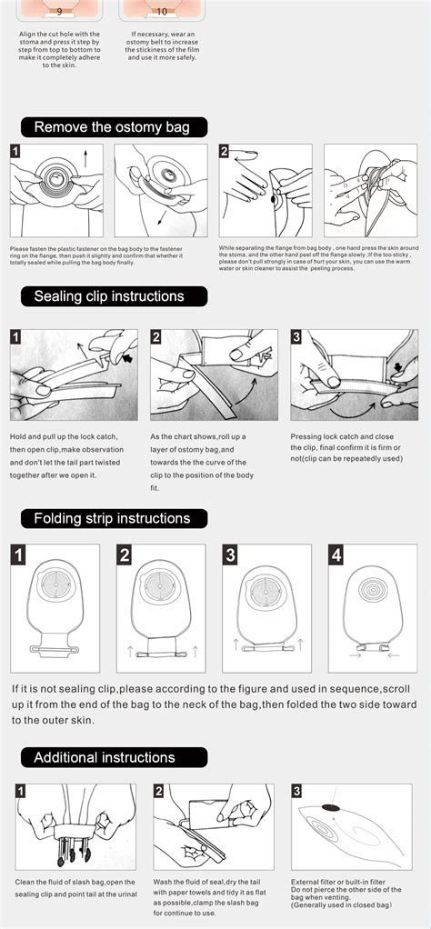 Waterproof Ostomy Bags Colostomy Bags Care Supplies Celecare