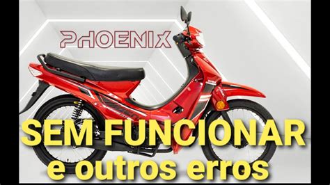 Cinquentinha Sem Funcionar E Outros Erros Phoenix 50 Shineray YouTube