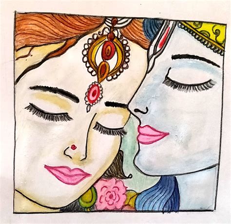 Top 999 Radha Krishna Colour Drawing Images Amazing Collection Radha