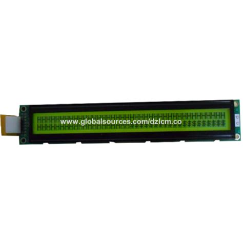 Buy Wholesale China Dot Matrix Lcd Module 40 2 With Yellow Green Led Backlight Stn Y G Lcd