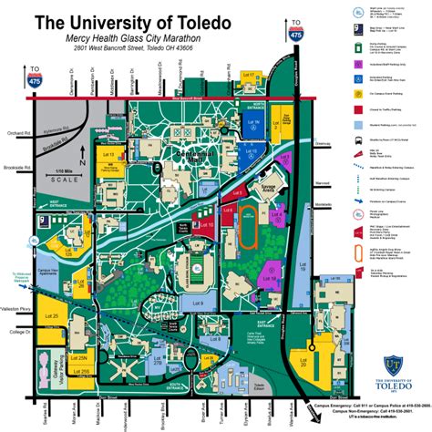 University Of Toledo Campus Map Online Community College
