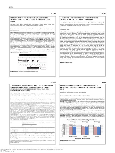 Pdf 216 35 Performance Of The Rythmiqtm Algorithm To Minimize