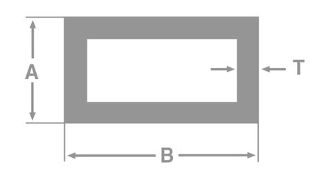 Extruded Rectangular Aluminum Tubes With Sharp Corners On Tri State