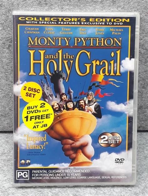 New Monty Python And The Holy Grail Movie Collectors Edition Dvd R4