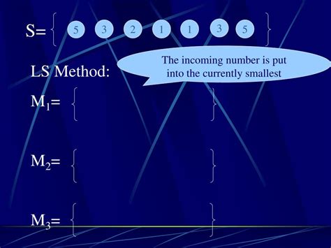 Ppt Performances Of List Scheduling For Set Partition Problems