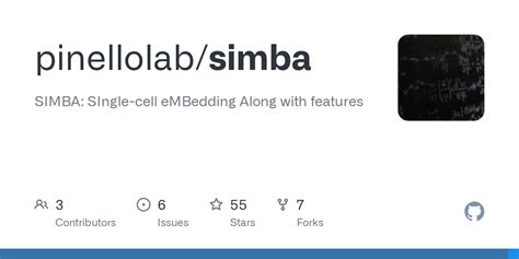 github pinellolab simba simba single cell embedding along with features