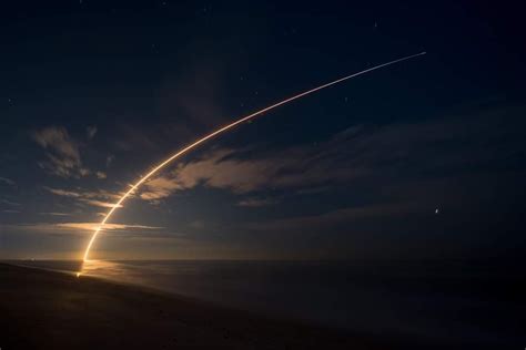 Rocket Trajectory Seen From Another Angle Shows The Rockets Go On The