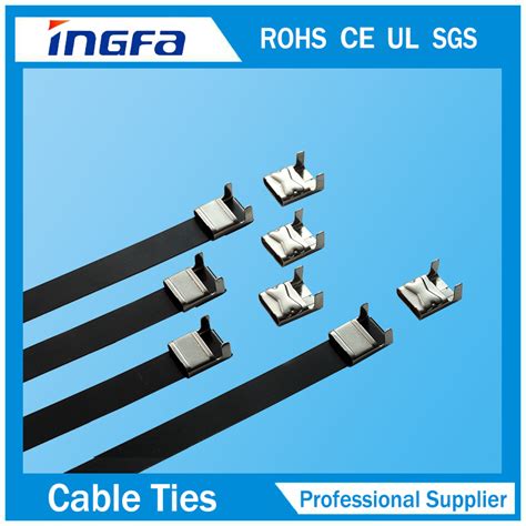 304 PVC Coated Self Locking Stainless Steel Cable Ties China