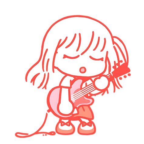 【孤独摇滚！】ed1喜多小人表情包 哔哩哔哩