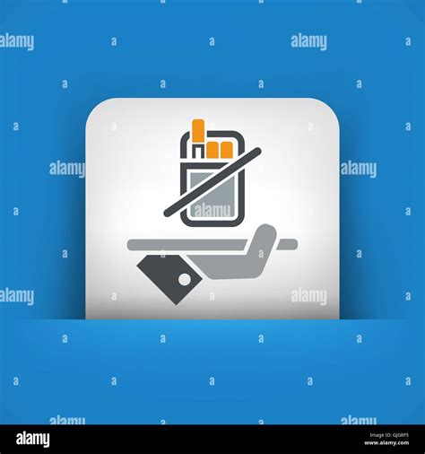 No Smoke Icon Stock Vector Image And Art Alamy