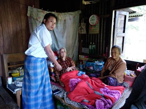 ဘောဂလိမြို့အတွင်းရှိ အသက် ၈၅ နှစ်နှင့်အထက် ဘိုးဘွားများအား ပထမသုံးလပတ