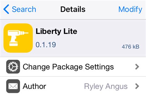 Liberty Lite For IOS Hide Jailbreak Status On IOS With Electra Jailbreak