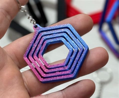 Mini Hexagon Toys Print In Place By Mc2 Project3d Makerworld