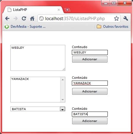 Memo Combobox E ListBox Delphi For PHP DevMedia