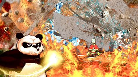 Aang Vs Po Tn And Sprite Art Rdeathbattlematchups